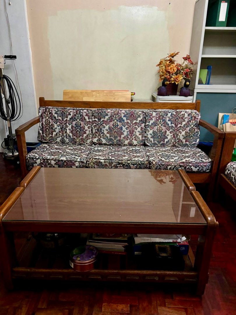 Narra Sala Set, Furniture & Home Living, Furniture, Sofas on Carousell