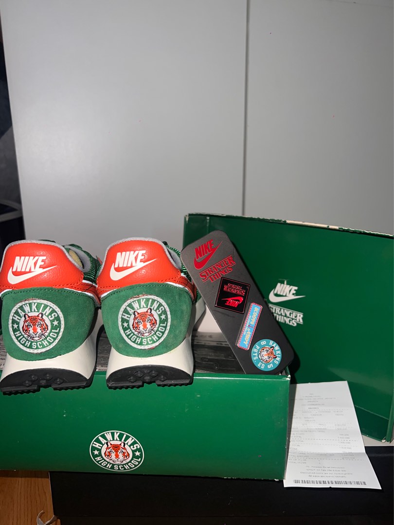 Nike Stranger things shoes (Limited Edition) -Collector item-, Fesyen ...