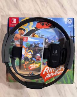 Nintendo Switch Ring Fit Adventure, Video Gaming, Video Game Consoles ...