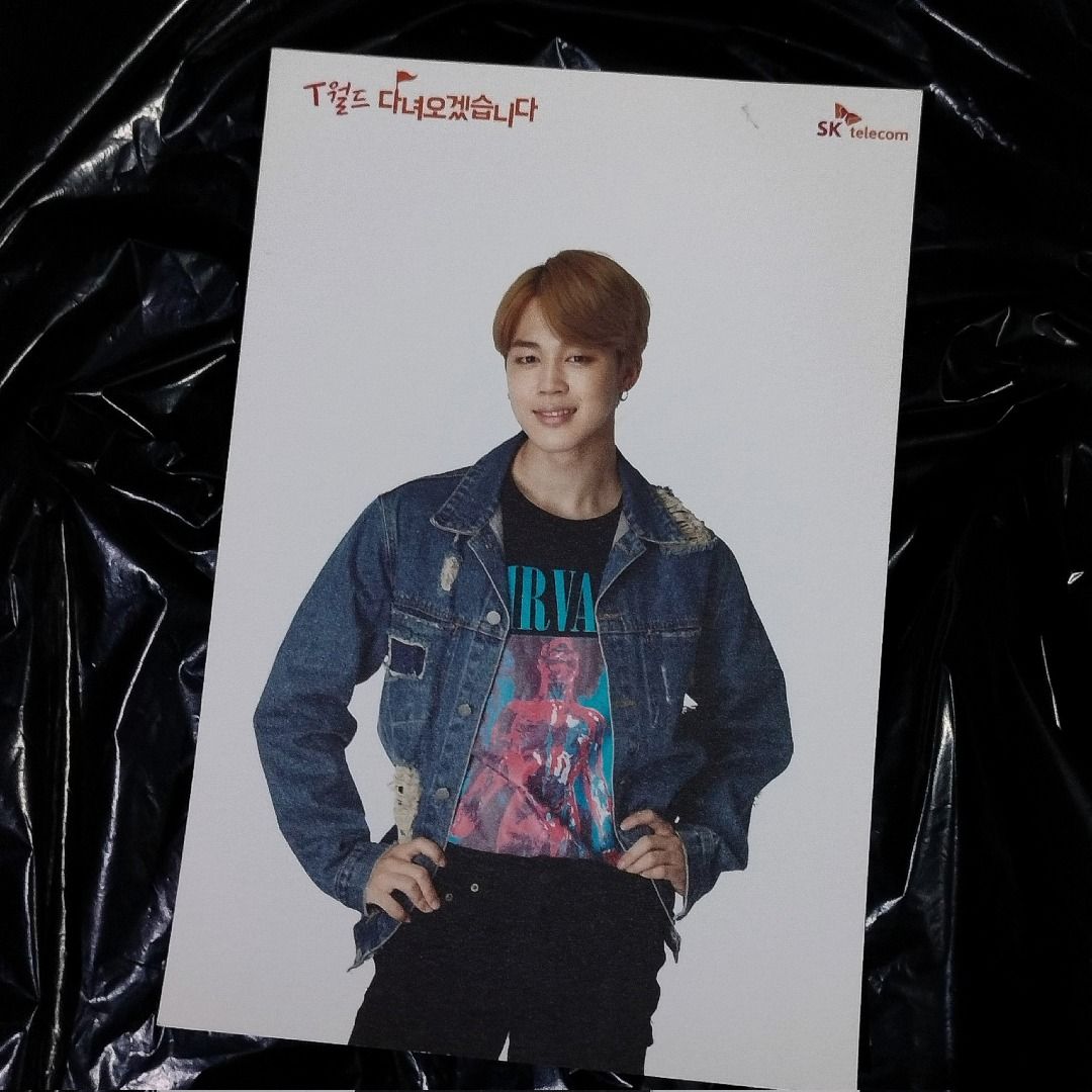 OFFICIAL BTS LIMITED EDITION SK TELECOM POSTCARDS JIMIN & TAEHYUNG ...