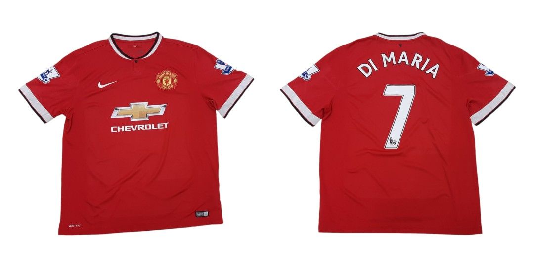 Original Manchester United HOme Kit Nike Short Sleeve Jersey 2014/15 ...