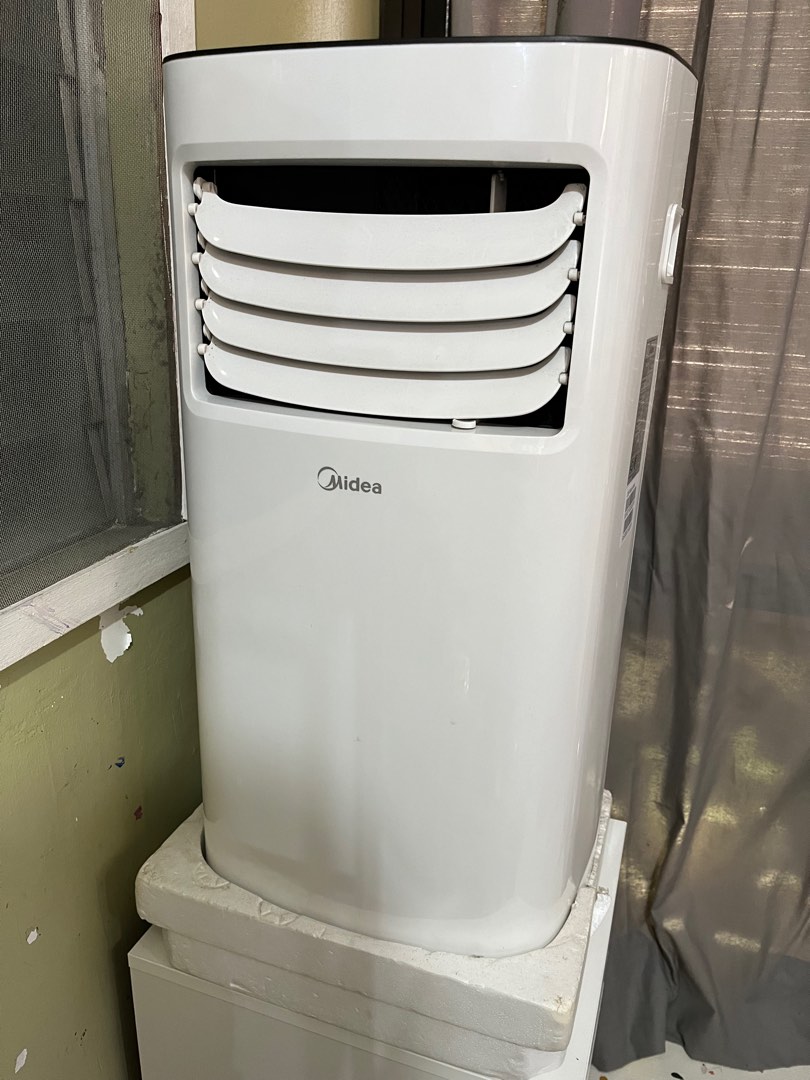 ORIGINAL MIDEA Portable Aircon 1HP With Timer Wireless Remote Control ...