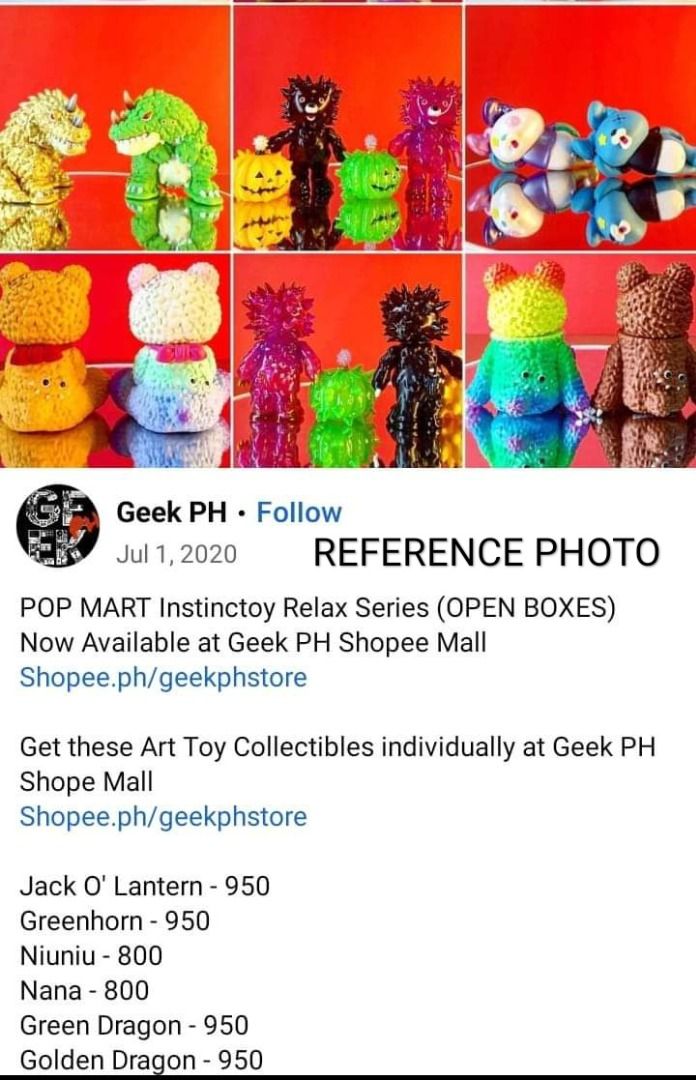 Original Pop Mart x Instinctoy Relax Series 1 Golden Dragon Vincent ...