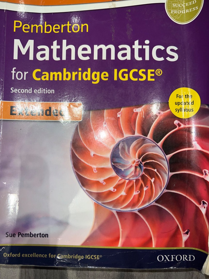 Pemberton Mathematics for Cambridge IGCSE, Hobbies & Toys, Books & Magazines, Textbooks on Carousell