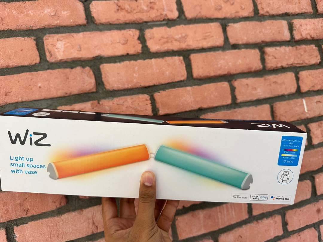Philips Wiz Twin Bar Linear Light, Furniture & Home Living, Lighting ...