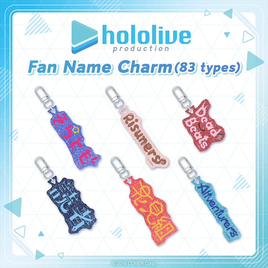 [PO] hololive production Fan Name Charm gen 0 1 2 3 4 5 gamers EN ID ...