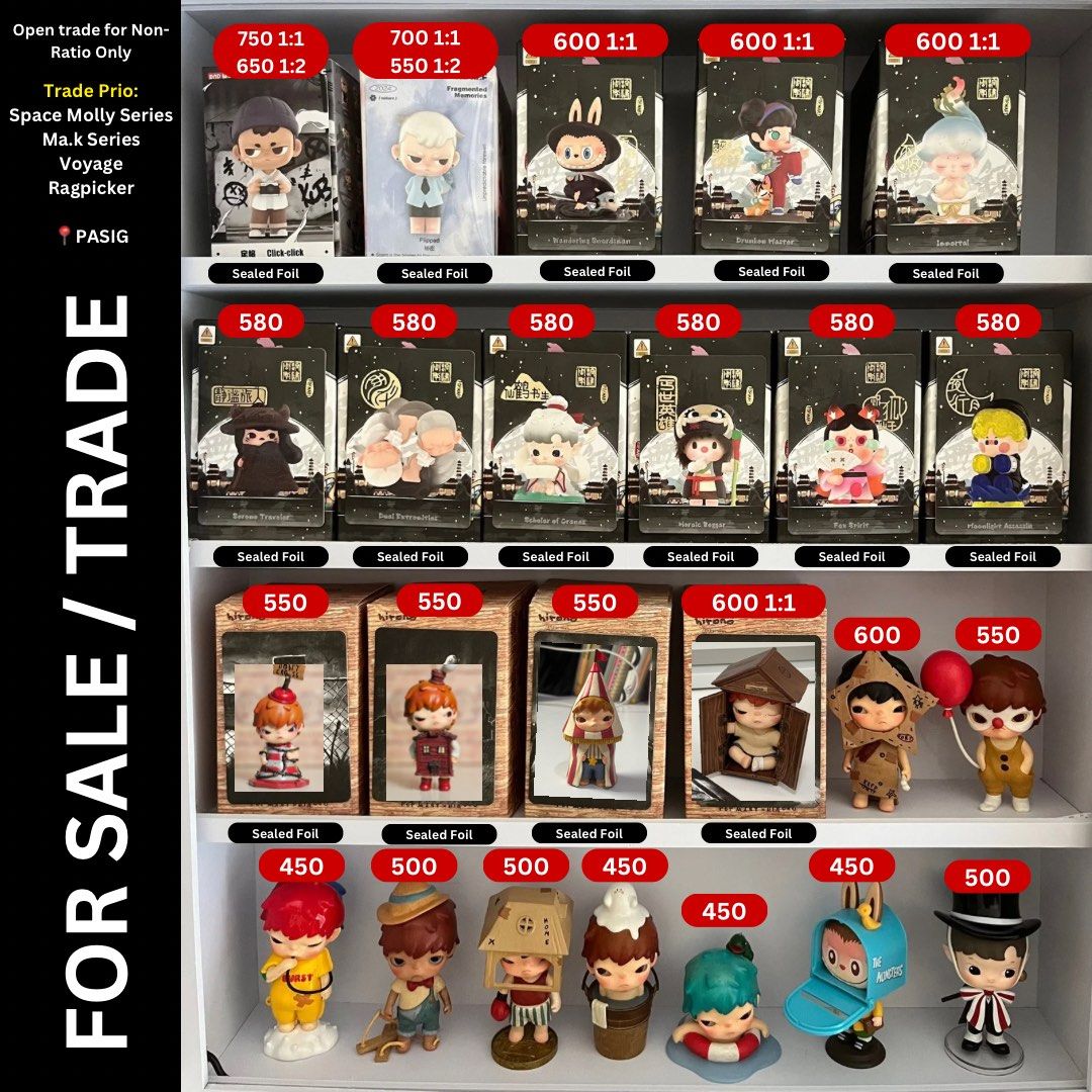 Pop Mart Hirono Hacipupu Kubo Molly Sweet Bean Pino Jelly Dimoo Labubu ...