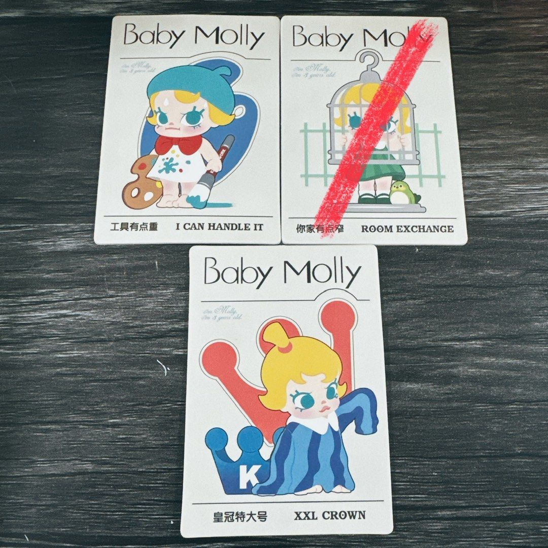 Popmart baby molly set, Hobbies & Toys, Collectibles & Memorabilia, Fan ...