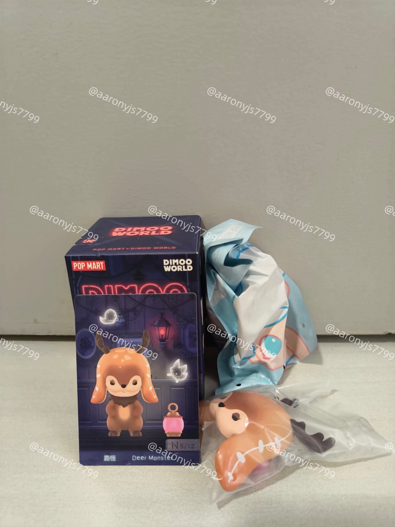 Popmart Dimoo - No One Gonna Sleep Tonight Series (Deer Monster ...