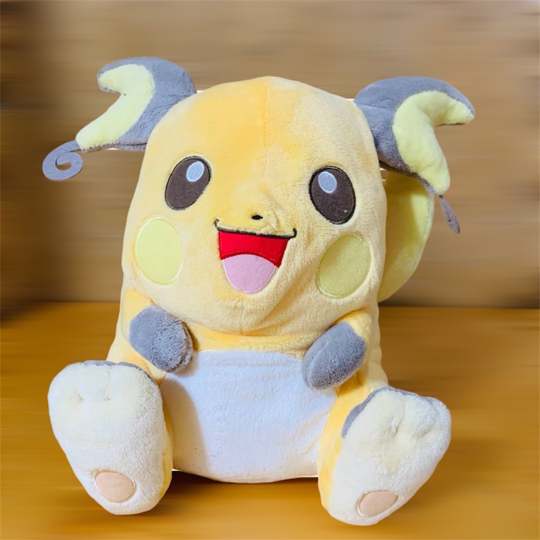 RAICHU Pokemon Banpresto Stuffed Plush Toy Collectible w/ Paper Tag ...