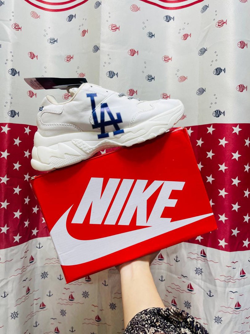 Read description (free gift) mlb los angeles dodgers la kasut shoe ...