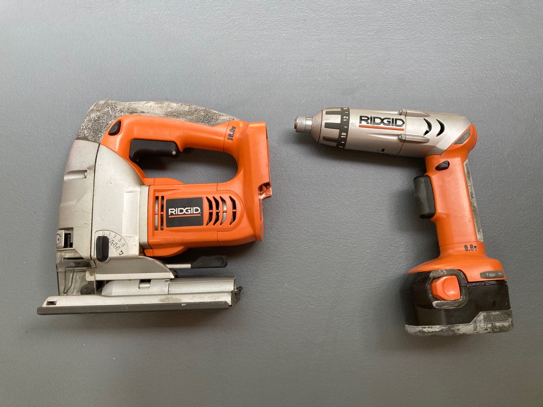 Ridgid Jigsaw and Hex Coupler Screwdriver (Bare Tools Only), Commercial ...