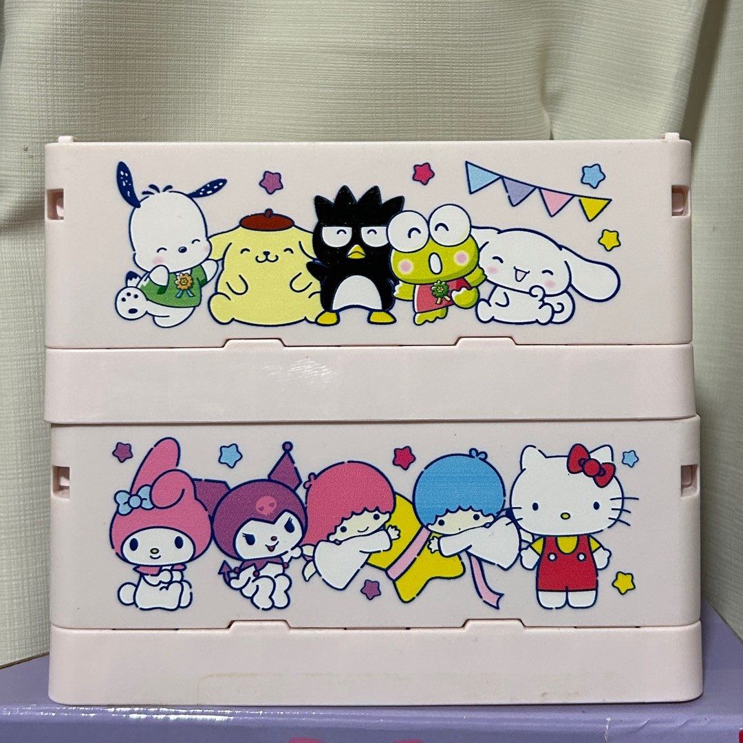 SANRIO Stackable Crates, Furniture & Home Living, Home Improvement ...