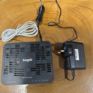 Singtel modem & Optical Network Terminal, Computers & Tech, Parts ...