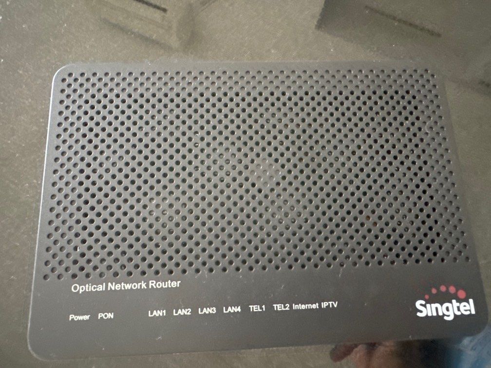 Singtel optical router, Computers & Tech, Parts & Accessories ...