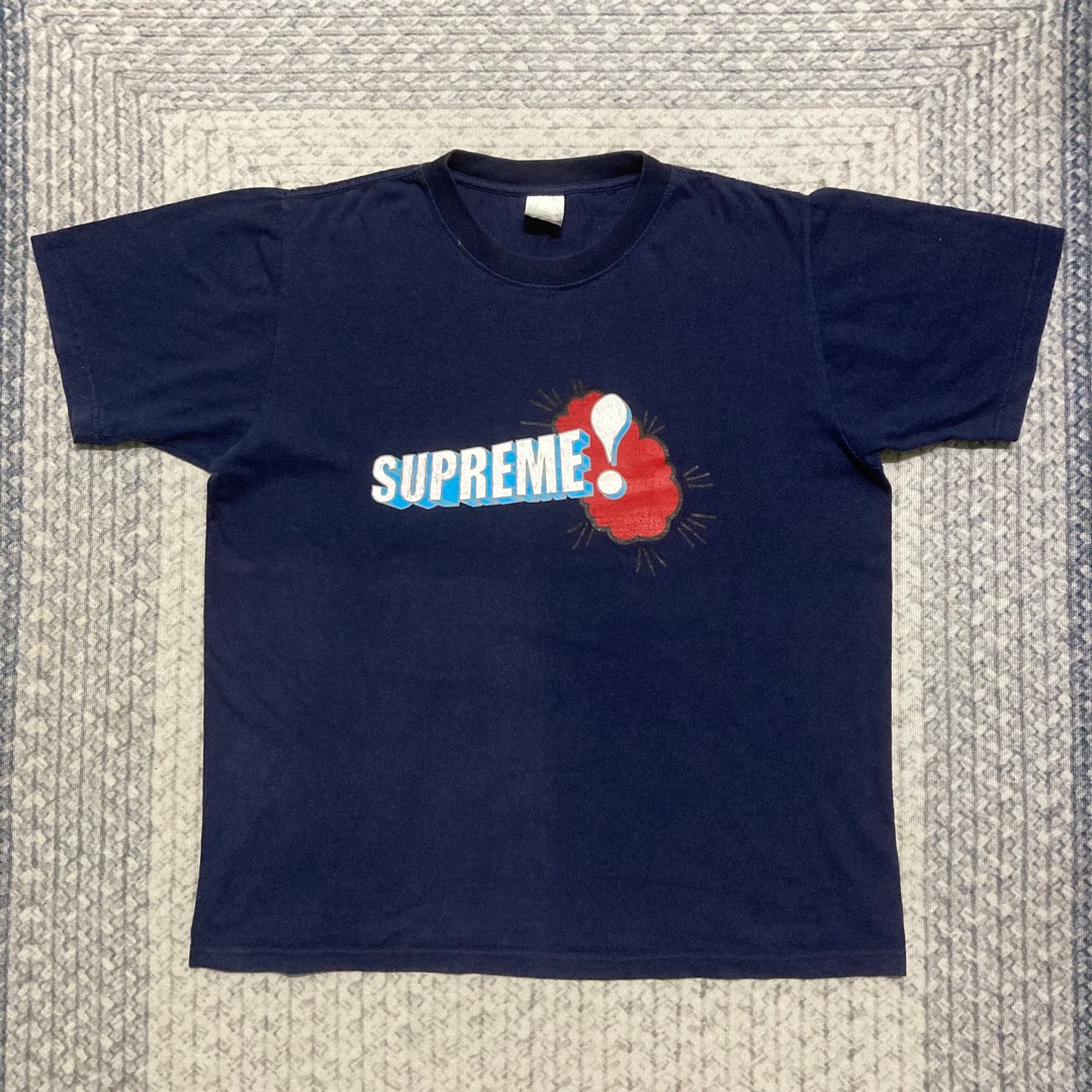 Sunfaded 2002 Supreme Impact Explosion Tees, Men's Fashion, Tops & Sets ...