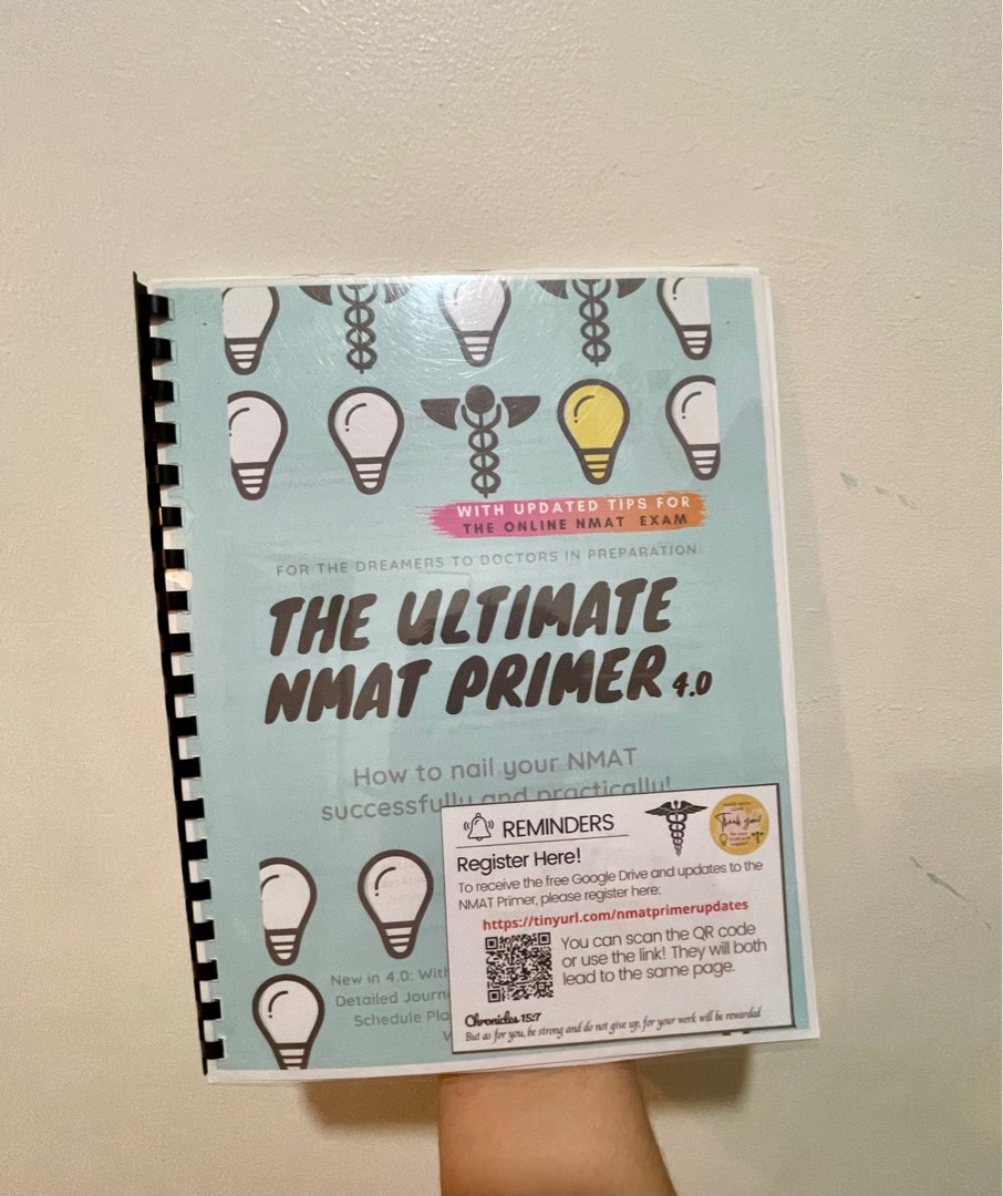 THE ULTIMATE NMAT PRIMER 4.0, Announcements on Carousell