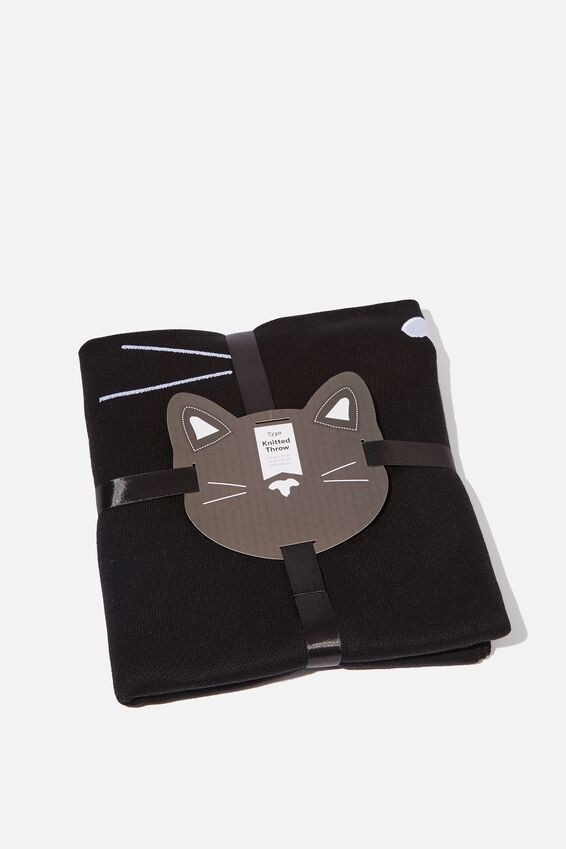 TYPO CAT SMALL BLANKET, Furniture & Home Living, Bedding & Towels on ...