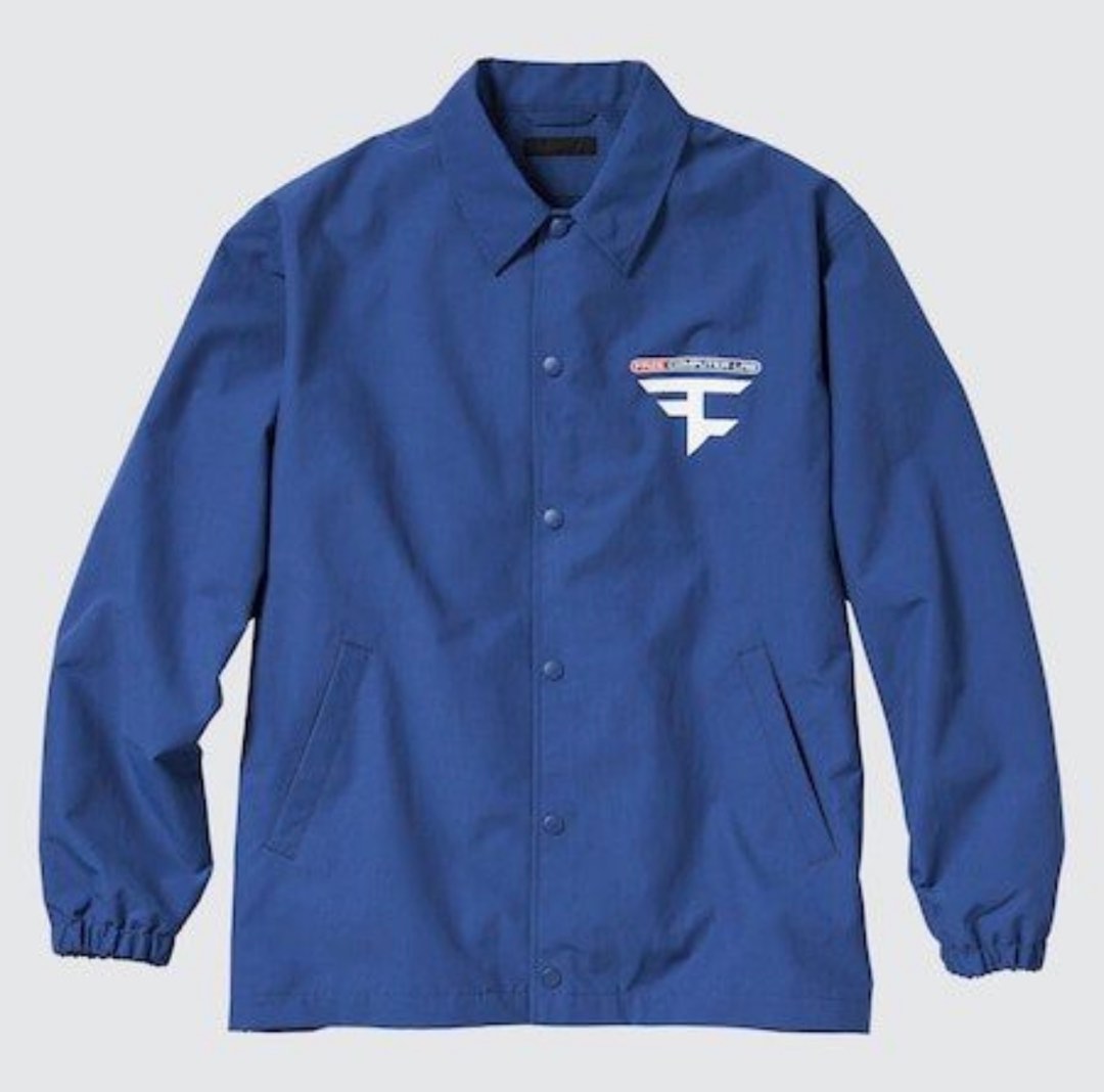 Uniqlo Hypebeast Community Centre Coach Jacket Faze Clan(Blue), Men's ...