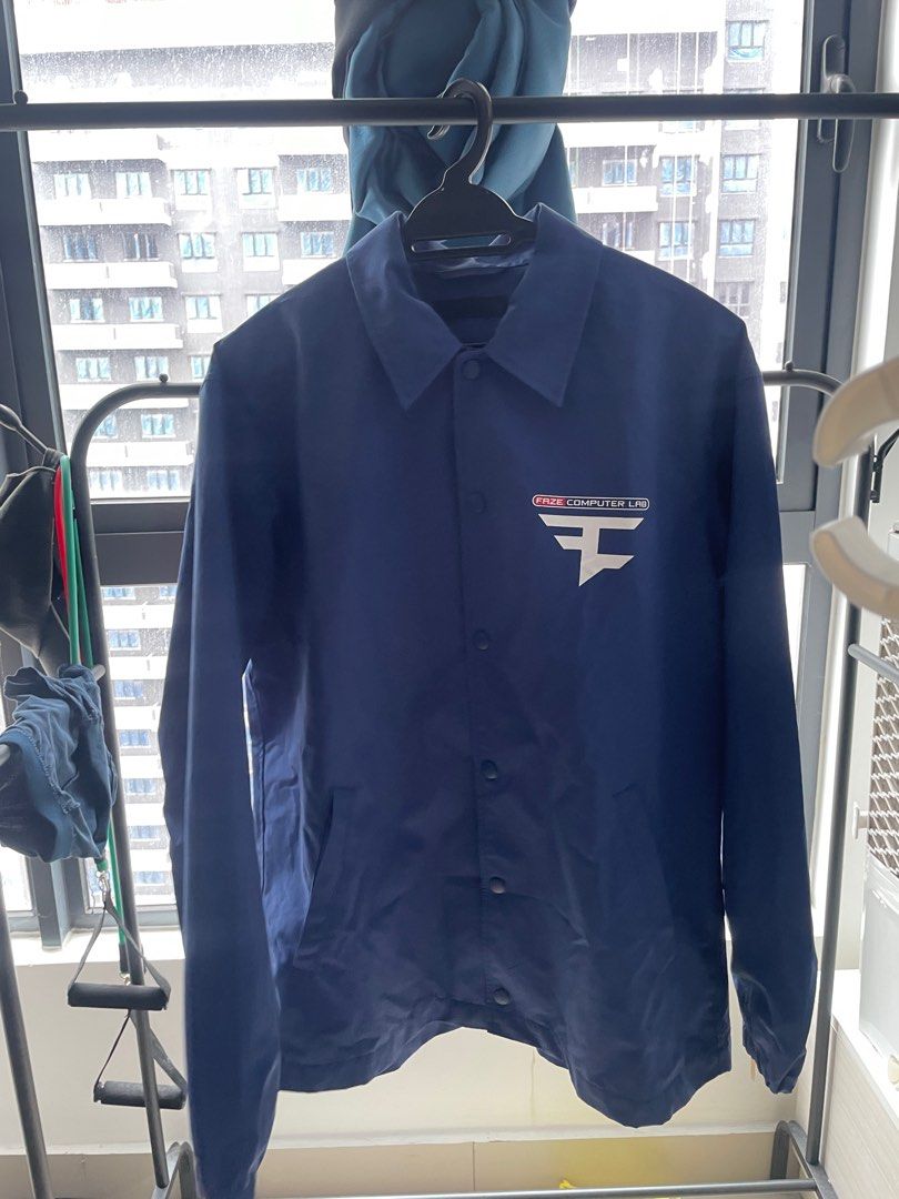Uniqlo Hypebeast Community Centre Coach Jacket Faze Clan(Blue), Men's ...