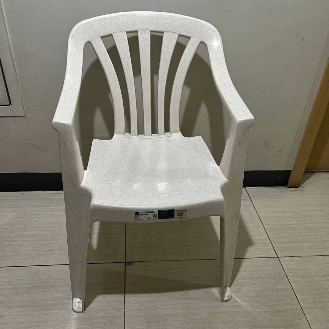 Uratex Monoblock Armchair Casablanca White, Furniture & Home Living ...