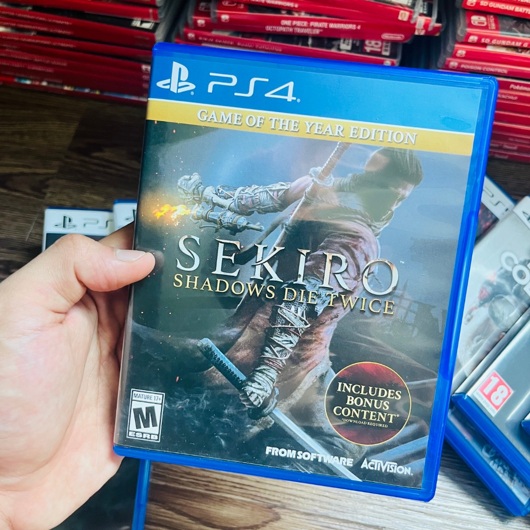 [USED] SEKIRO SHADOW DIE TWICE PLAYSTATION 4 PS4, Video Gaming, Video ...