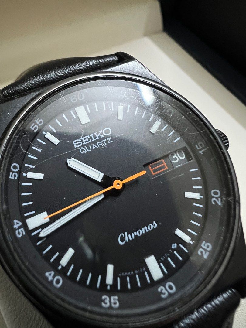 Vintage SEIKO chronos black dial, Men's Fashion, Watches & Accessories ...
