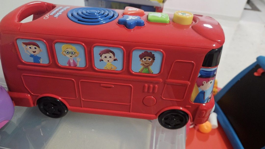 Vtech playtime bus with phonics, Babies & Kids, Infant Playtime on Carousell