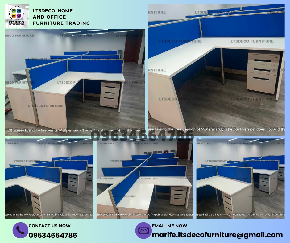 workstation bpo tables office partition furnitures, Furniture & Home ...
