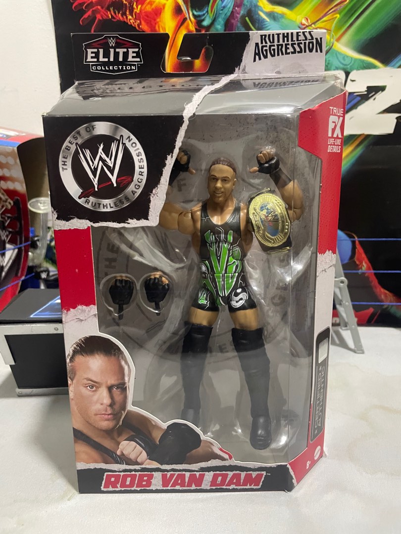 WWE Mattel Elite Rob Van Dam Figure, Hobbies & Toys, Toys & Games on ...