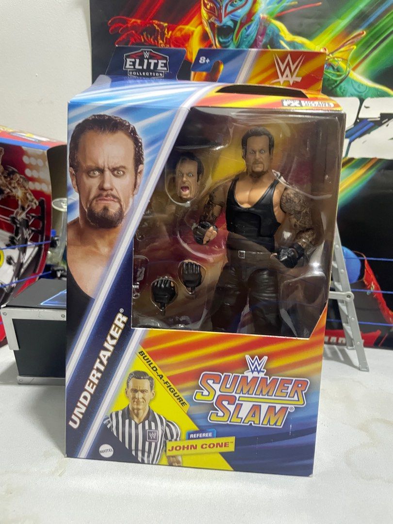 WWE Mattel Elite Undertaker Figure, Hobbies & Toys, Toys & Games on Carousell