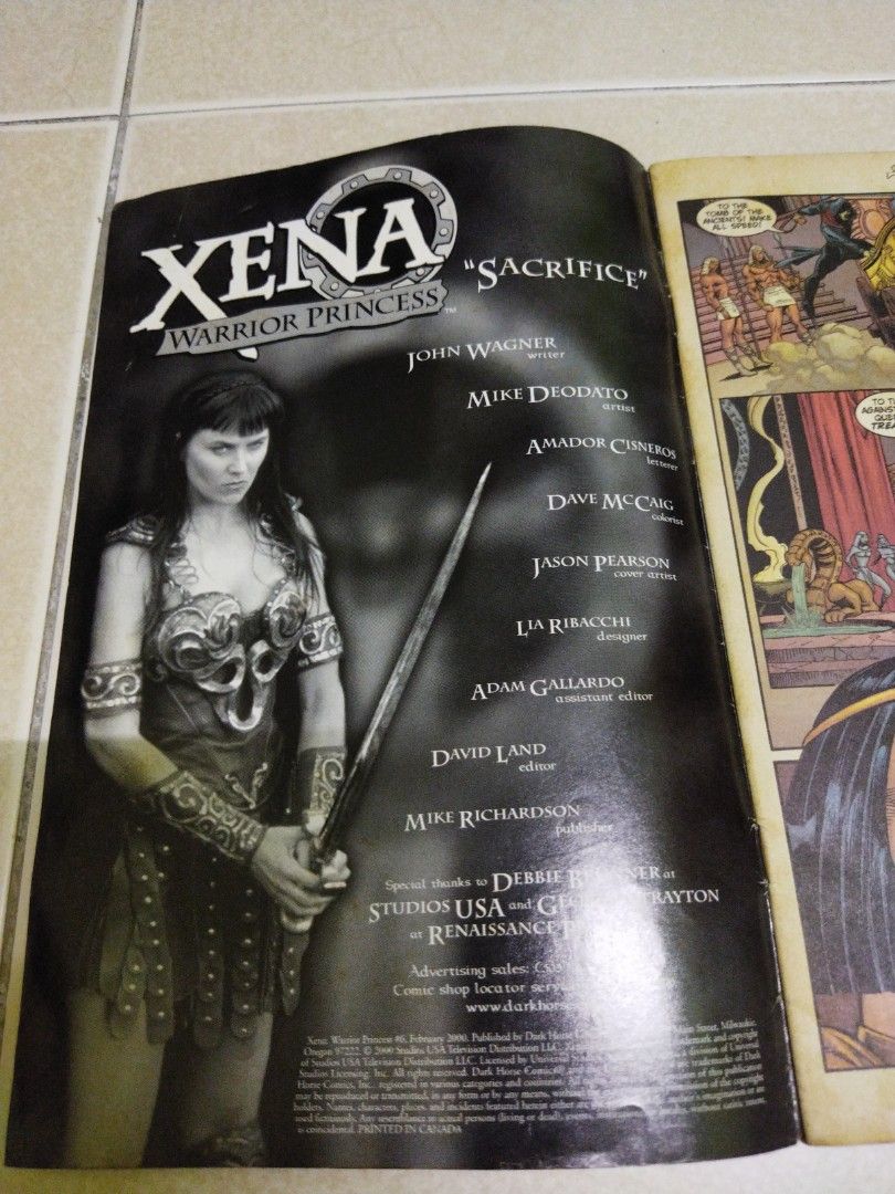 Xena Warrior Princess comic and star wars preview, Hobbies & Toys ...