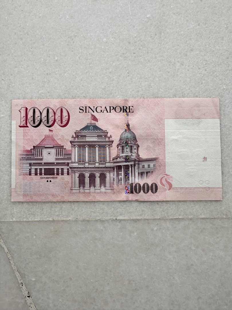 Singapore Rare Note $1000, Hobbies & Toys, Memorabilia & Collectibles ...