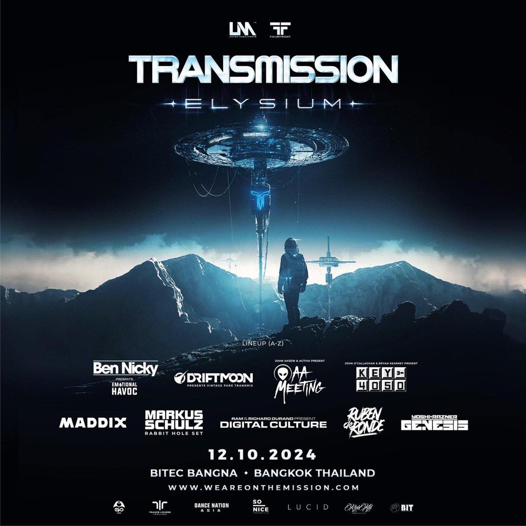 1 x VIP Transmission Bangkok 12th Oct 2024, Tickets & Vouchers, Event ...