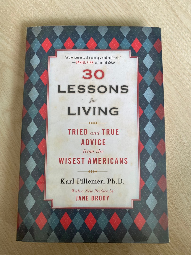 30 Lessons for Living, Hobbies & Toys, Books & Magazines, Fiction & Non ...