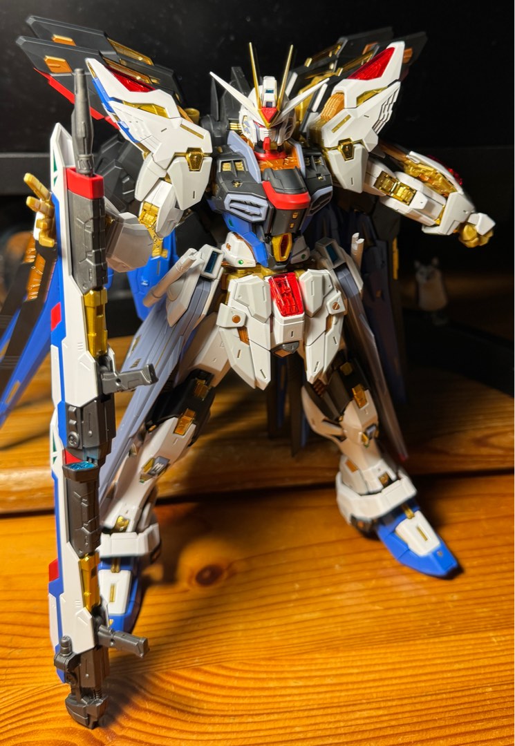 素組、模型代工 gundam 高達模型 作品集84 mg rg hg mgex突擊自由高達 strike freedom, 興趣及遊戲, 玩具 & 遊戲類 - Carousell