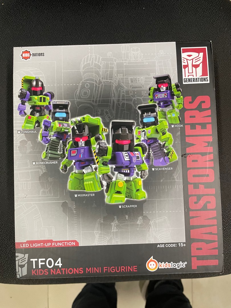 全新 Kids Logic 變形金剛 TF04 Transformers 建造派, 興趣及遊戲, 玩具 & 遊戲類 - Carousell