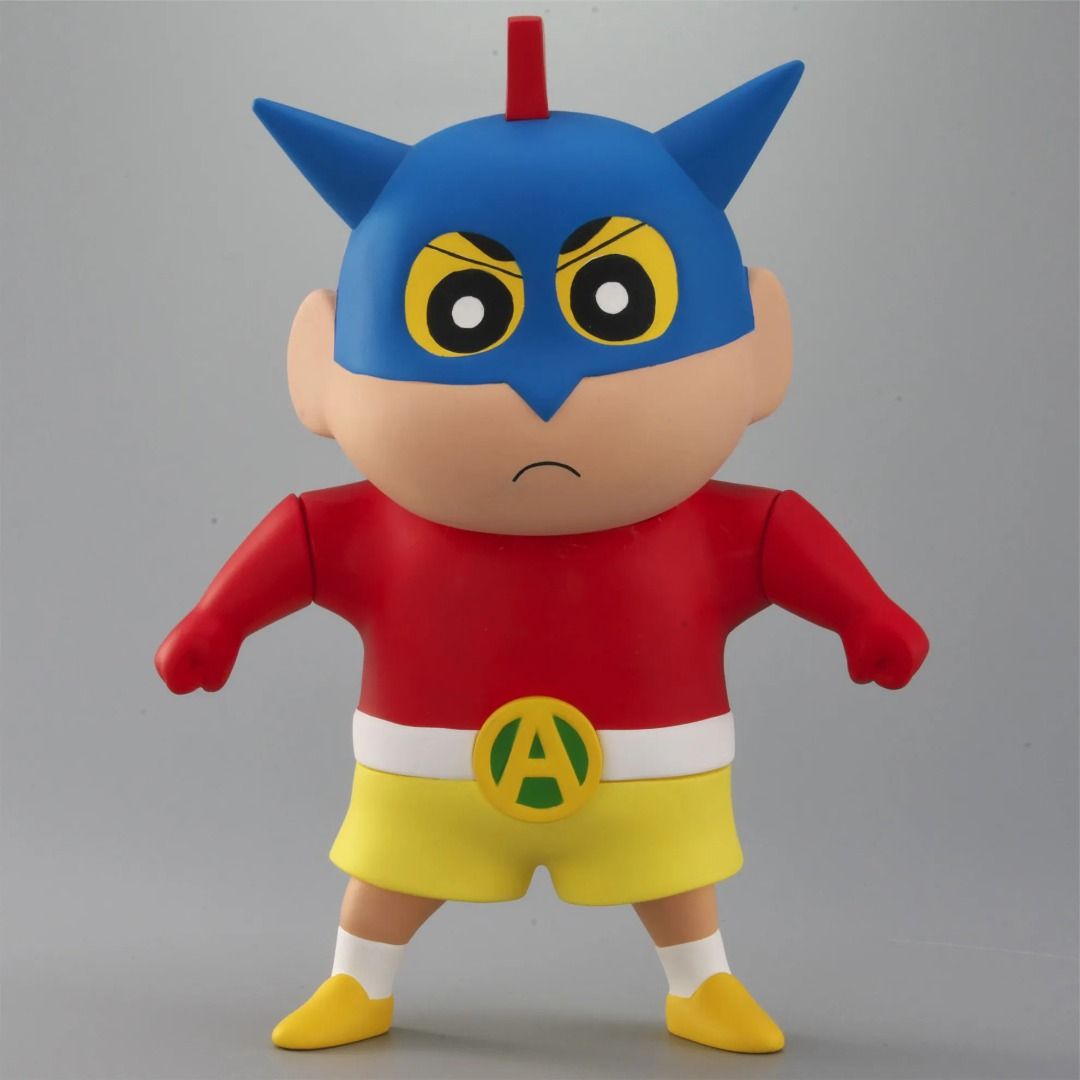 全新現貨 PLEX Crayon Shin-Chan 蠟筆小新 搪膠 Collection 新之助 動感超人 Cosplay Ver. (25cm), 興趣及遊戲, 玩具 & 遊戲類 ...