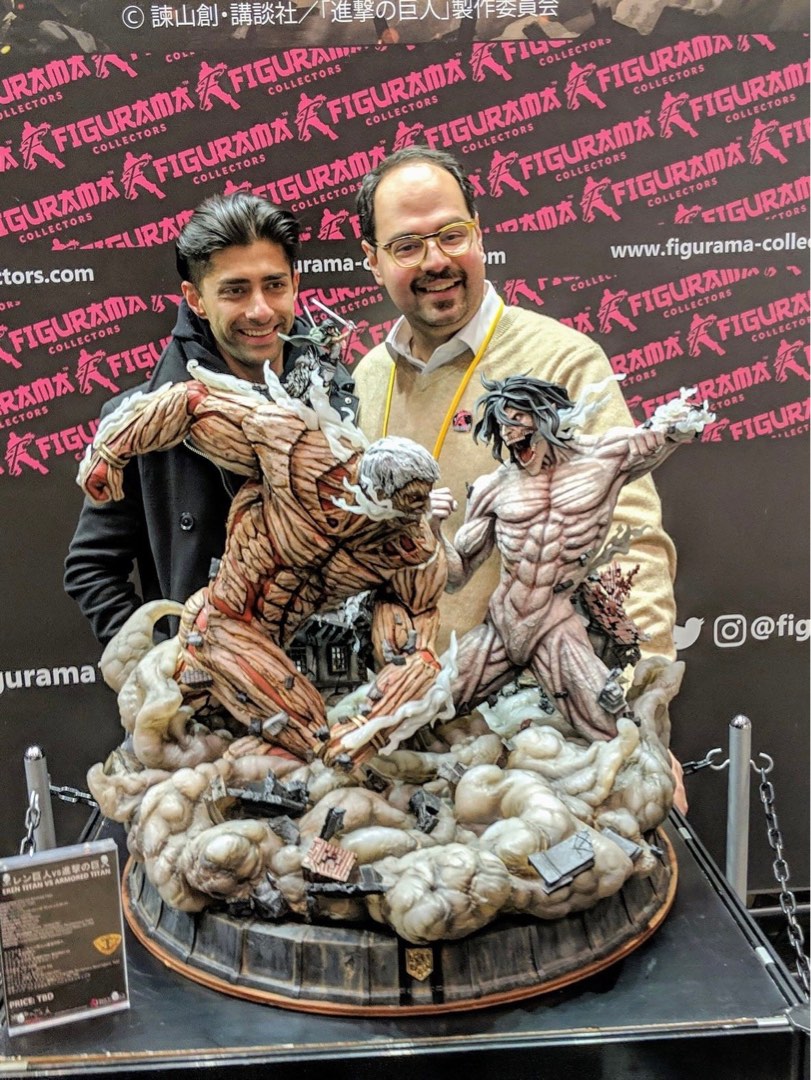 Attack on Titan Elite Exclusive Eren vs. Armored Titan 1/3 Scale Statue ...