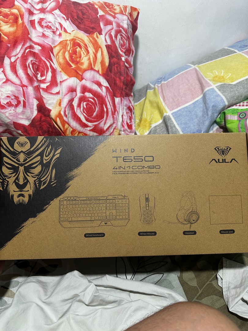 AULA Wind T650 Gaming Keyboard Mouse Headset, Computers & Tech, Parts ...