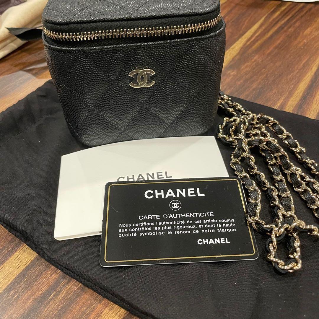 Authentic Chanel Mini Vanity Bag GHW, Luxury, Bags & Wallets on Carousell