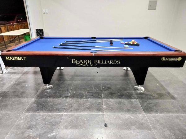 BLAKK BILLIARDS MAXIMA 7 inspired STANDARD SIZE BILLIARD TABLE with ...