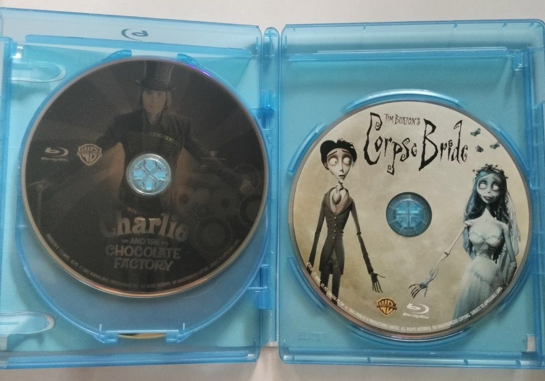 Blu ray / Bluray Beetlejuice / Charlie and the Chocolate Factory ...