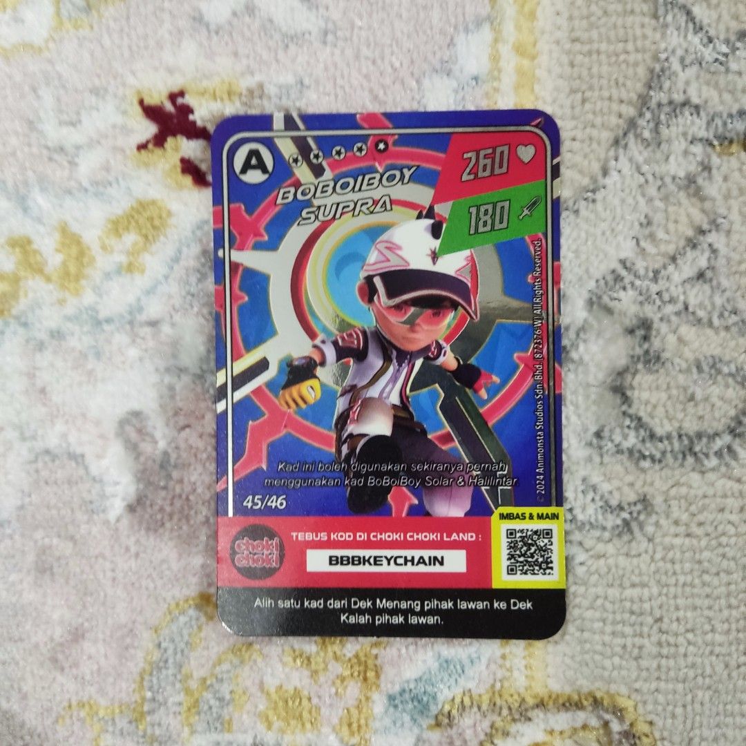 Boboiboy Coki-coki Supra, Hobbies & Toys, Toys & Games on Carousell