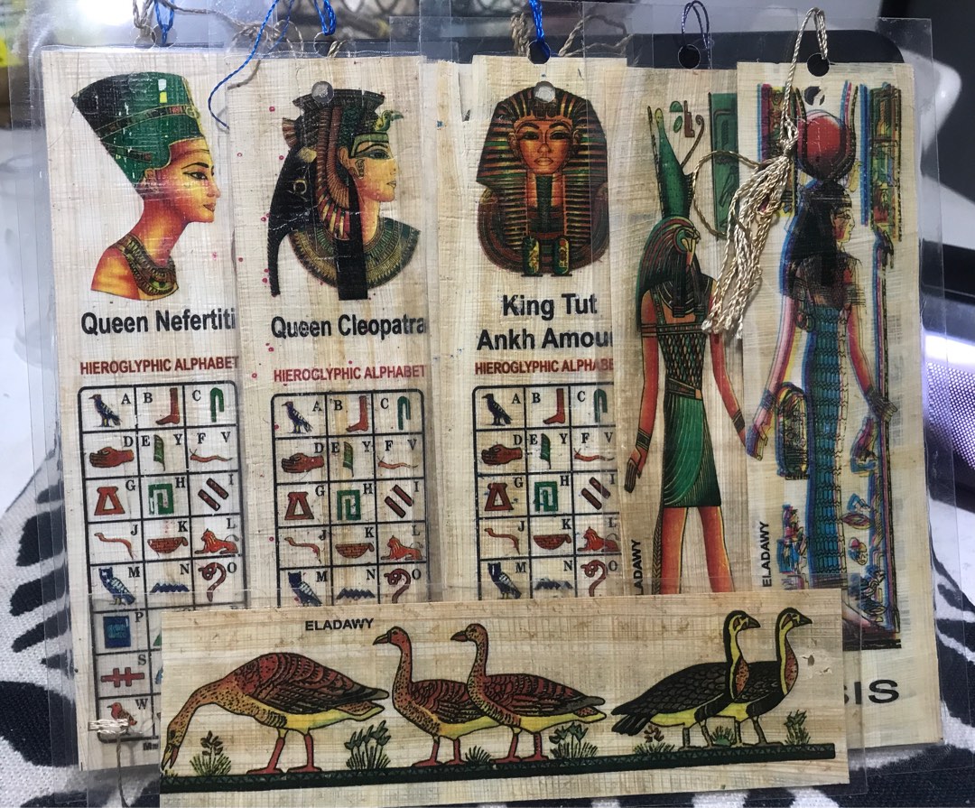 Book Marker in Papyrus Paper, Hobbies & Toys, Stationary & Craft, Craft ...