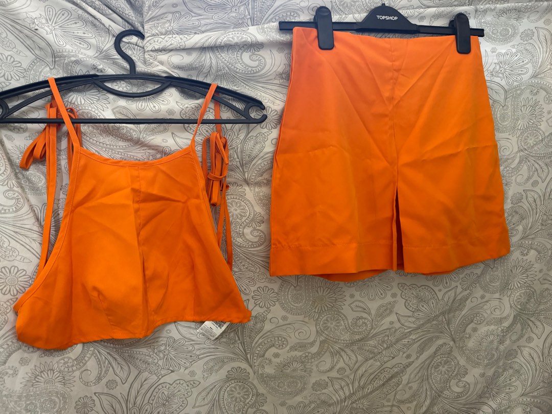 Brand new Shein Orange Sexy Coords, Women's Fashion, Dresses & Sets ...