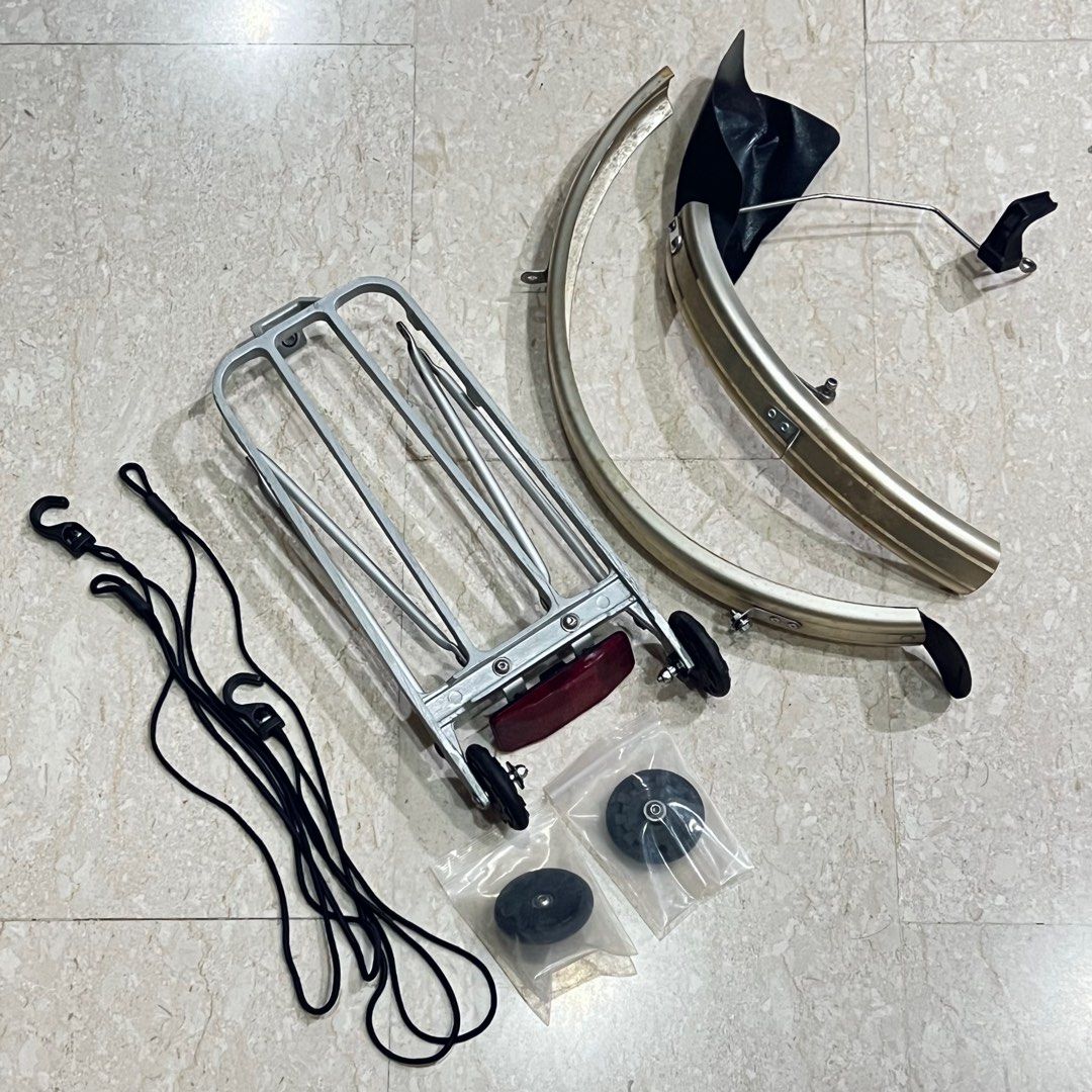 SOLD- Brompton R series Rack + easy wheels (2013), Sports Equipment ...