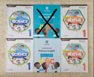 IGCSE Cambridge Primary Books Year 3, Year 6 and Secondary (Refer photo ...
