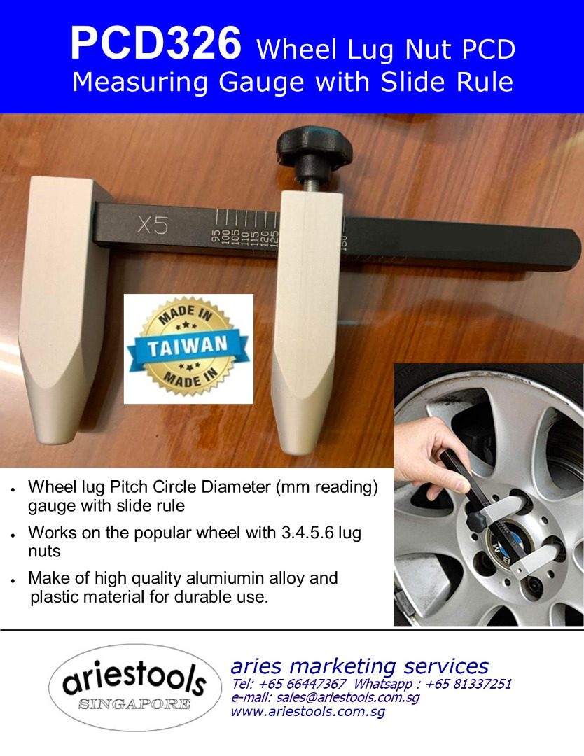 Wheel lug nut gauge. Tyre wheel measuring gauge. sport rim wheel pcd measuring gauge. measuring ...