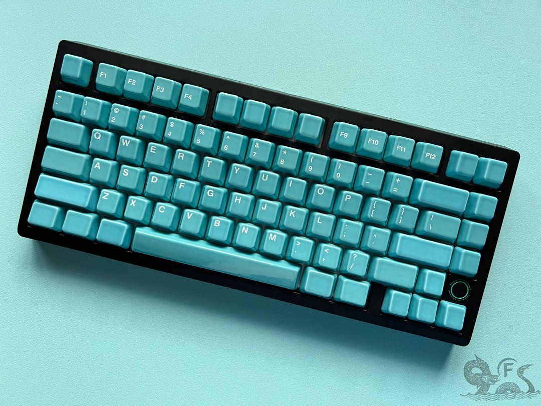 Cerakey Ceramic Keycaps Canal Blue V2, Computers & Tech, Parts ...